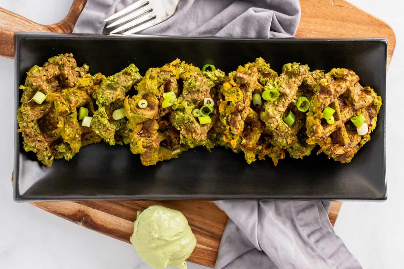 Vegetable Waffles: Cauliflower or Sweet Potato (GF, DF)