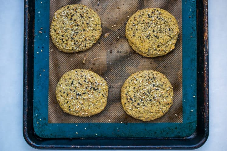 Chewy Keto Thin Buns (Dairy Free, Nut Free, Paleo)