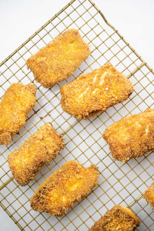 Keto Fried Fish: Pork Panko Crusted Halibut (nut free, paleo)