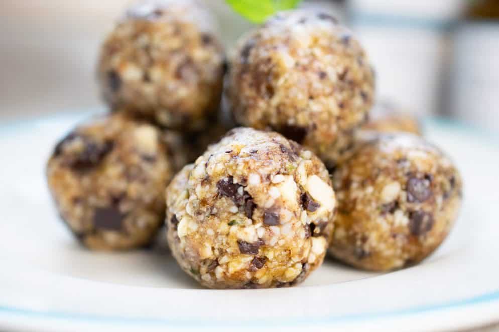 Raw Mint Chip Hemp Balls (Paleo, Vegan, Keto, Anti-Inflammatory)