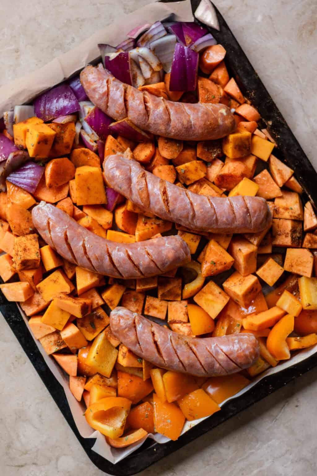 Sheet Pan Sausage and Veggies | Easy One-Pan Dinner Recipe